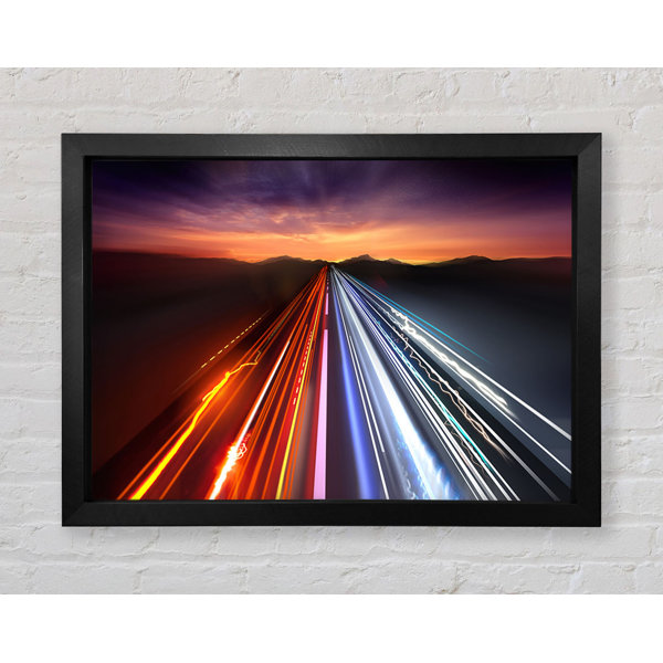 Bright Star Electric Lights On The Highland - Single Picture Frame Art ...