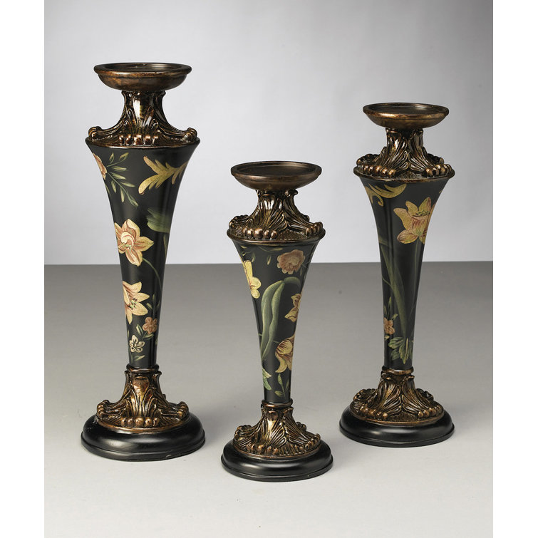 Astoria Grand Floral Candlestick & Reviews | Wayfair