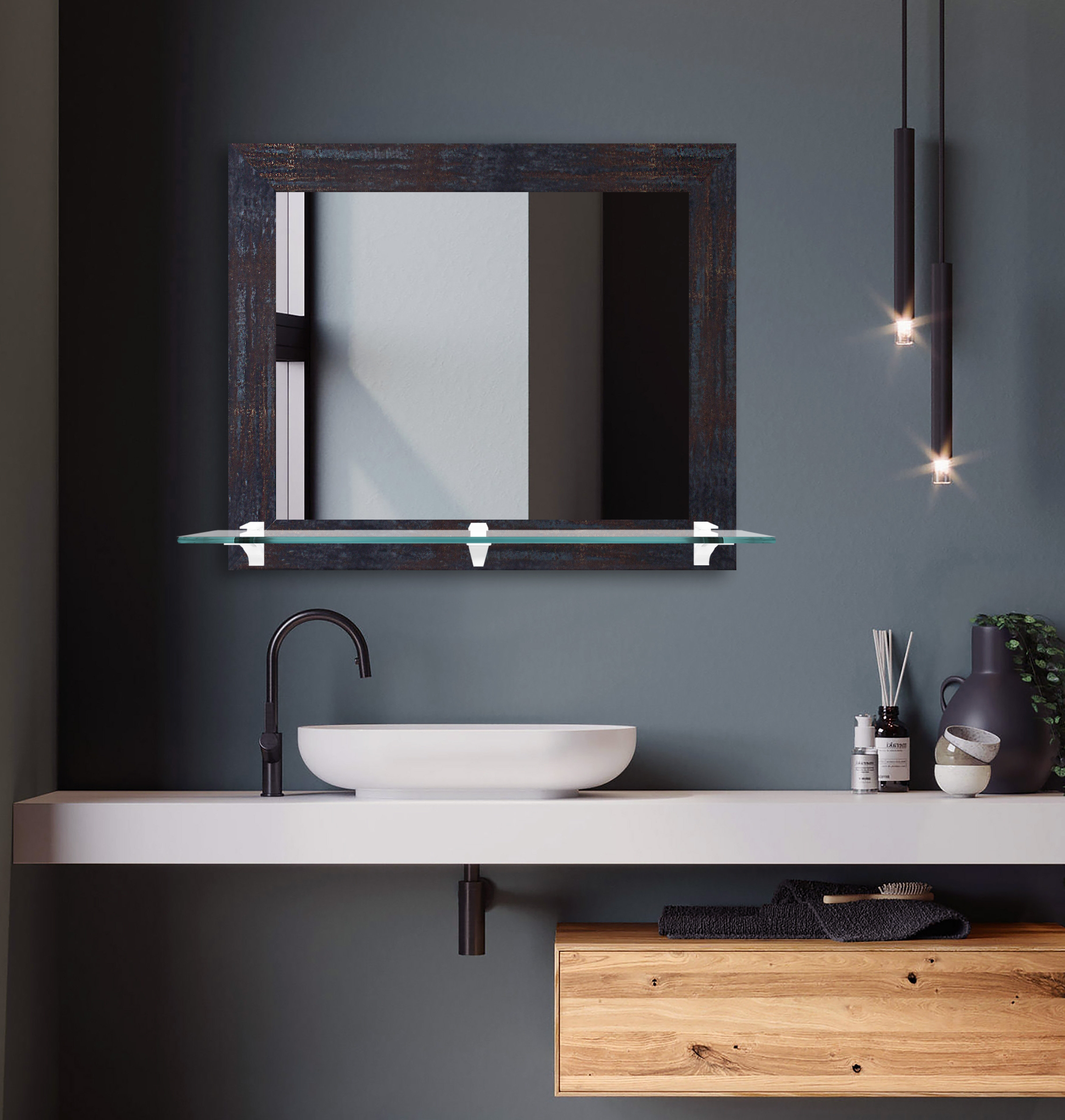 Ebern Designs Camyle Marley Rectangle Wall Mirror | Wayfair