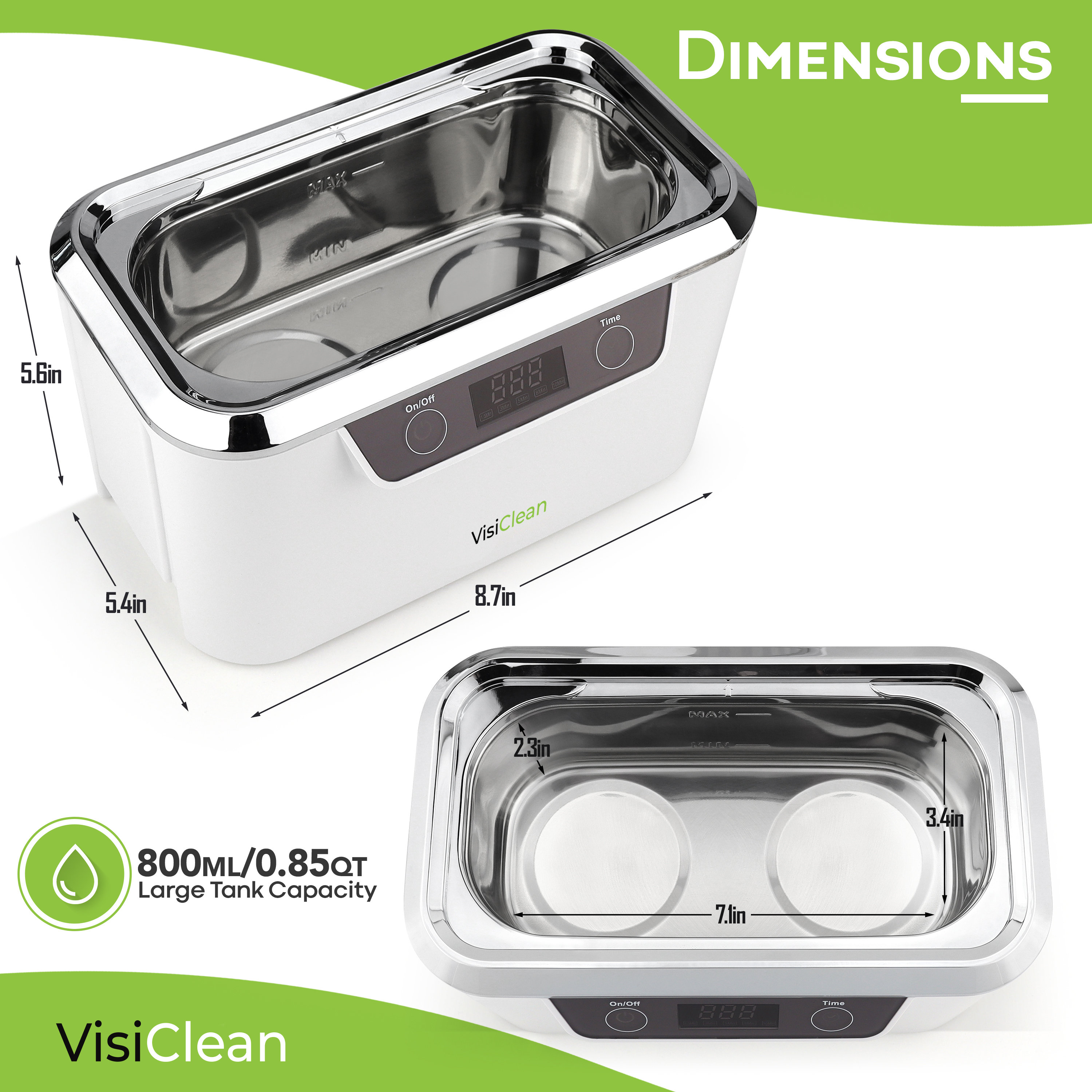 VisiClean Pro Elite Ultrasonic Jewelry Cleaner & Reviews | Wayfair