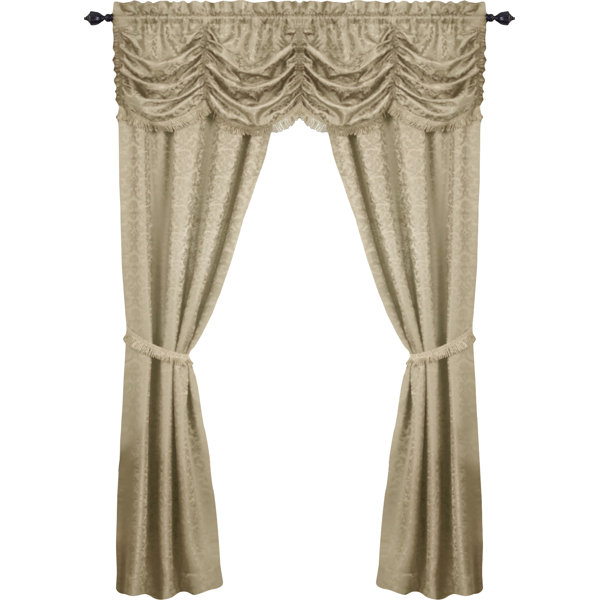 Astoria Grand Dorchester Polyester Room Darkening Curtain Pair ...