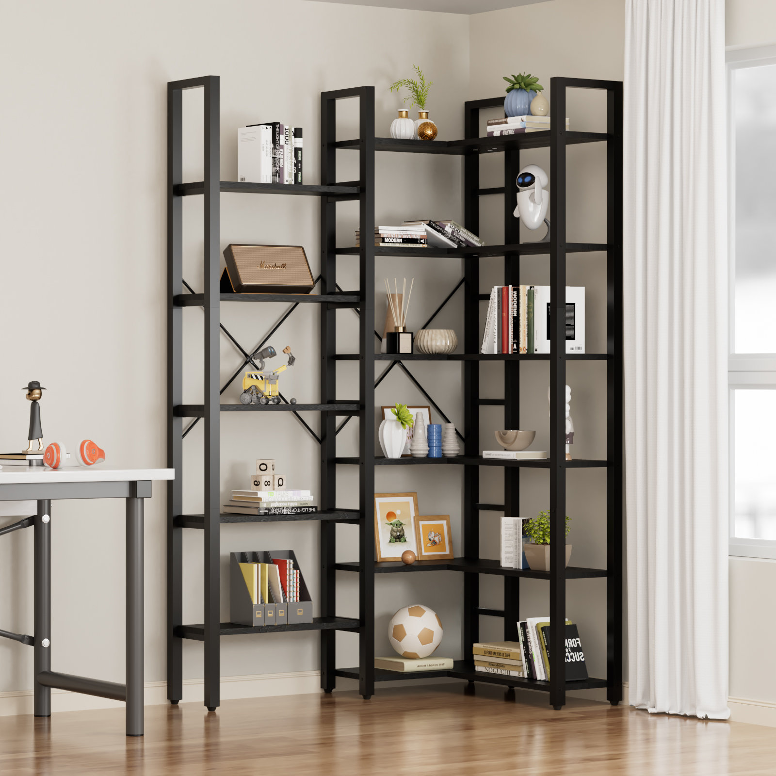 Mercer41 Niyanna Etagere Bookcase | Wayfair