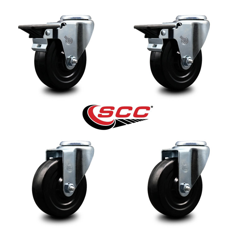 Service Caster Swivel Bolt Hole Casters | Wayfair
