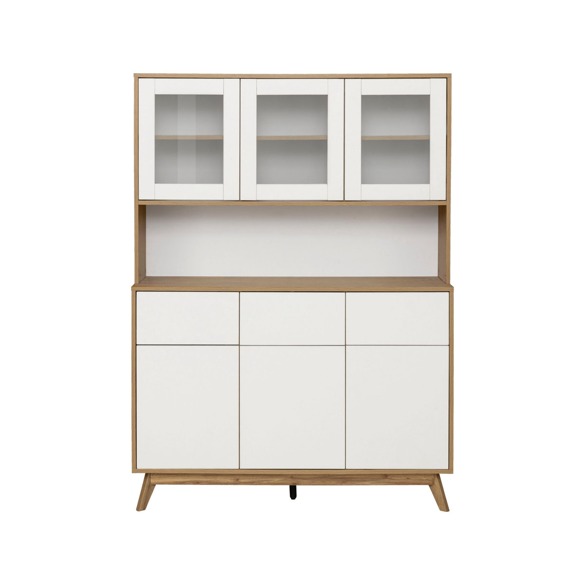 Fjørde & Co Mckinnon Kitchen Pantry 165 cm Sideboard Highboard push-to ...