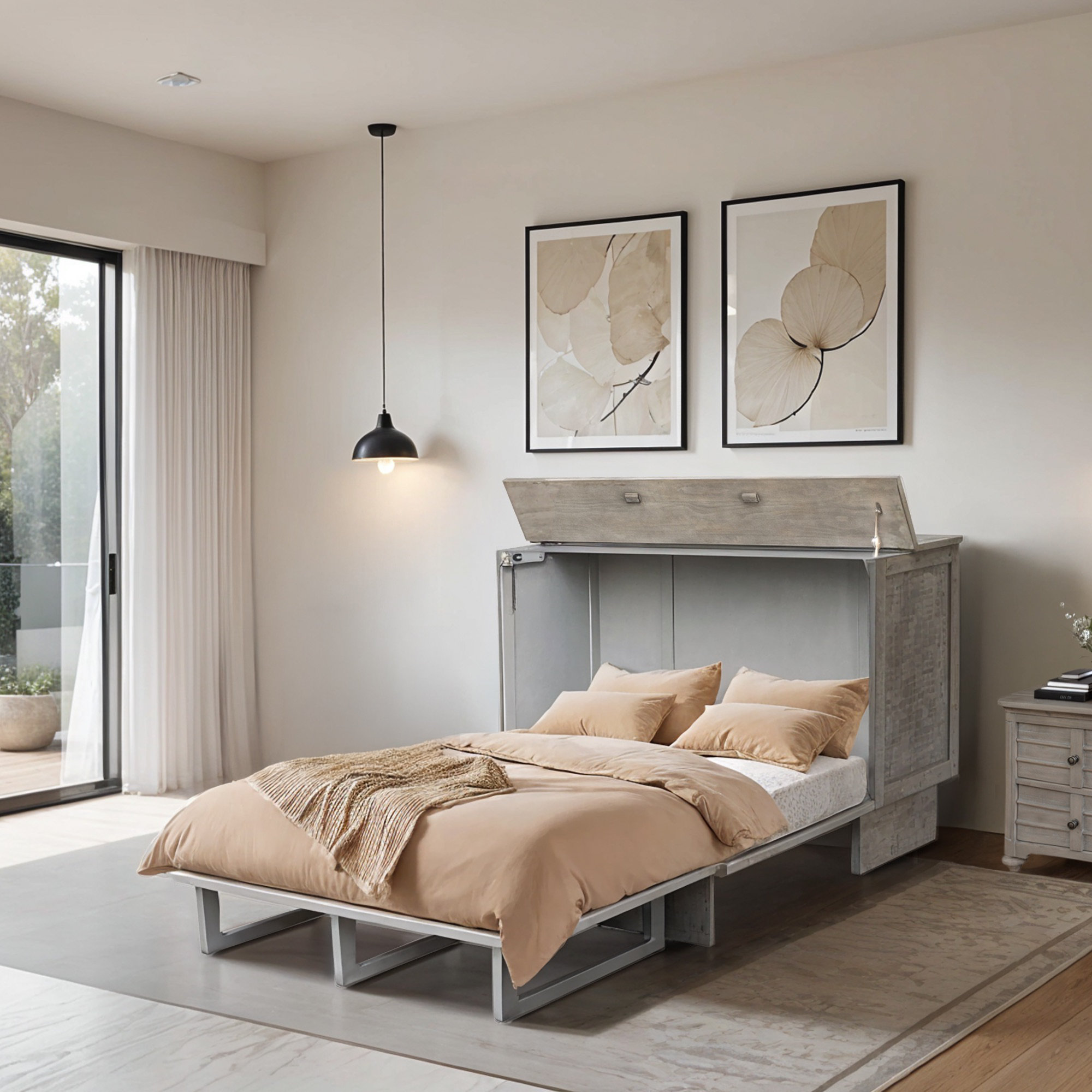 Hokku Designs Wilmington Sleep Cabinet with Storage Bed | Wayfair