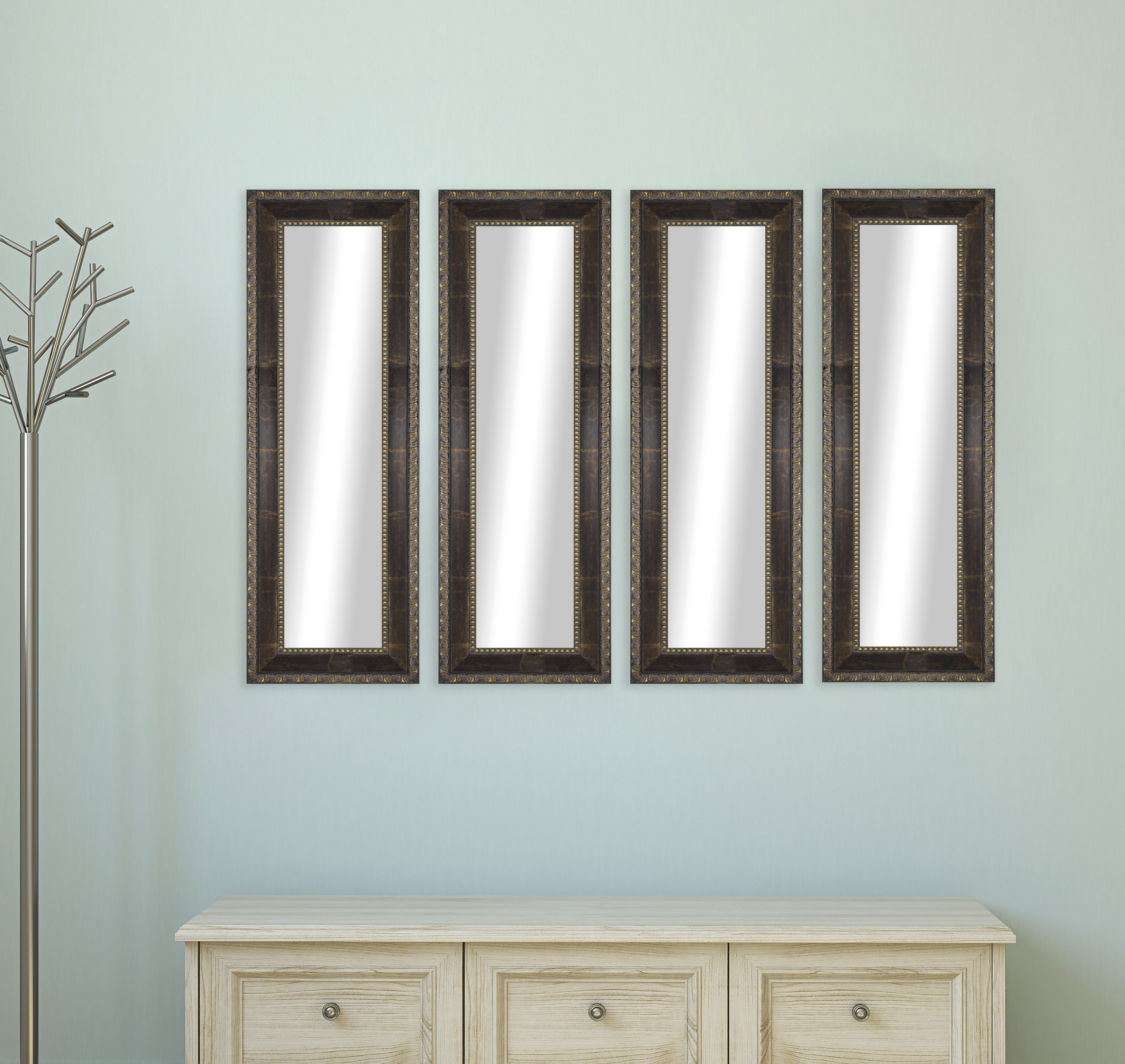 Astoria Grand 4 Piece Derrell Modern & Contemporary Venetian Mirror Set ...