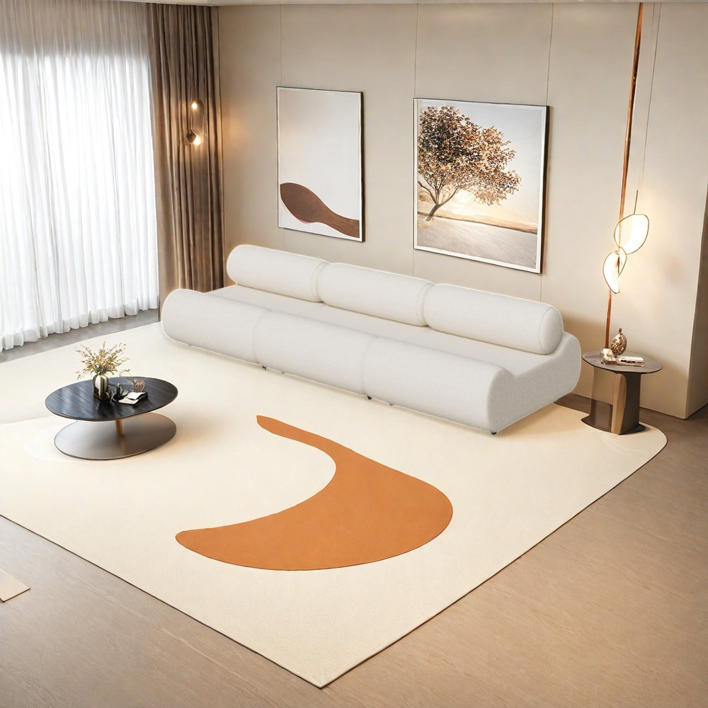 ANCOREY French retro straight slouch couch | Wayfair