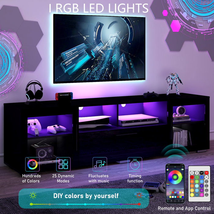 Wrought Studio Halayna 70'' W Storage Credenza | Wayfair