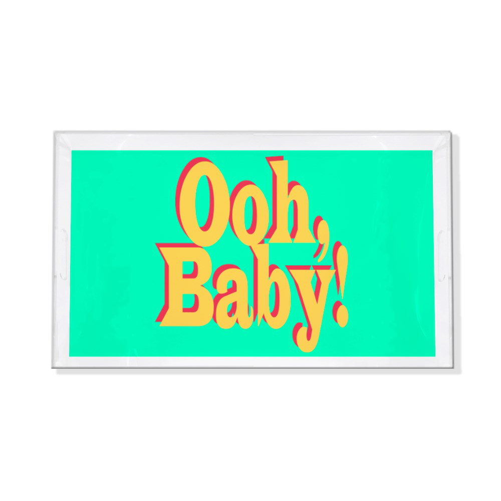 Nicolette Mayer Ooh Baby Rectangle Tray | Perigold