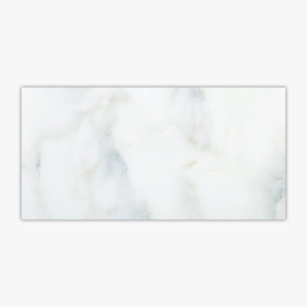 Calacatta Tile 6" x 12" Marble Wall & Floor Tile | Wayfair
