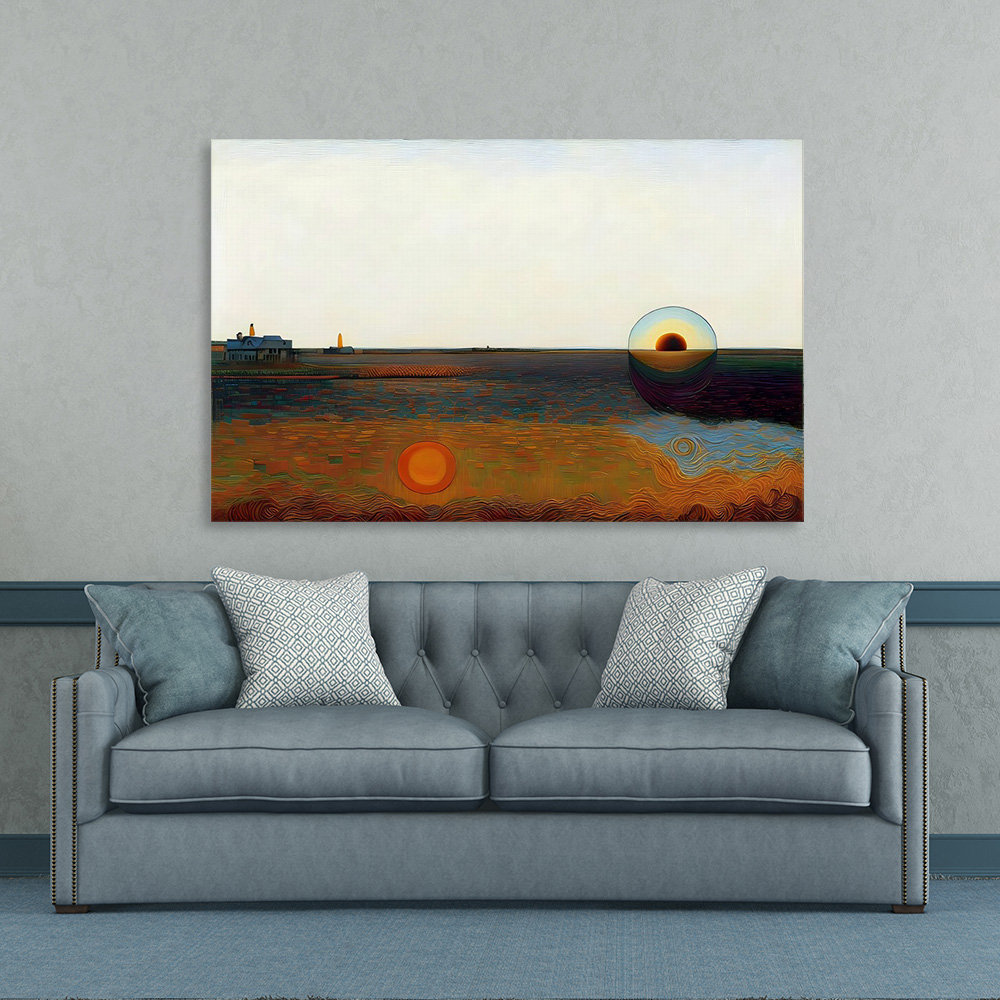 Red Barrel Studio® Modern Earth 106 On Canvas Print | Wayfair