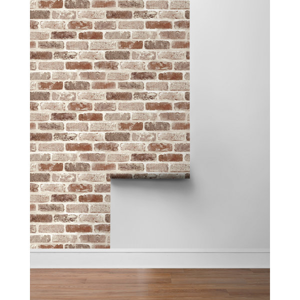 17 Stories Ornest Peel & Stick Brick Roll | Wayfair