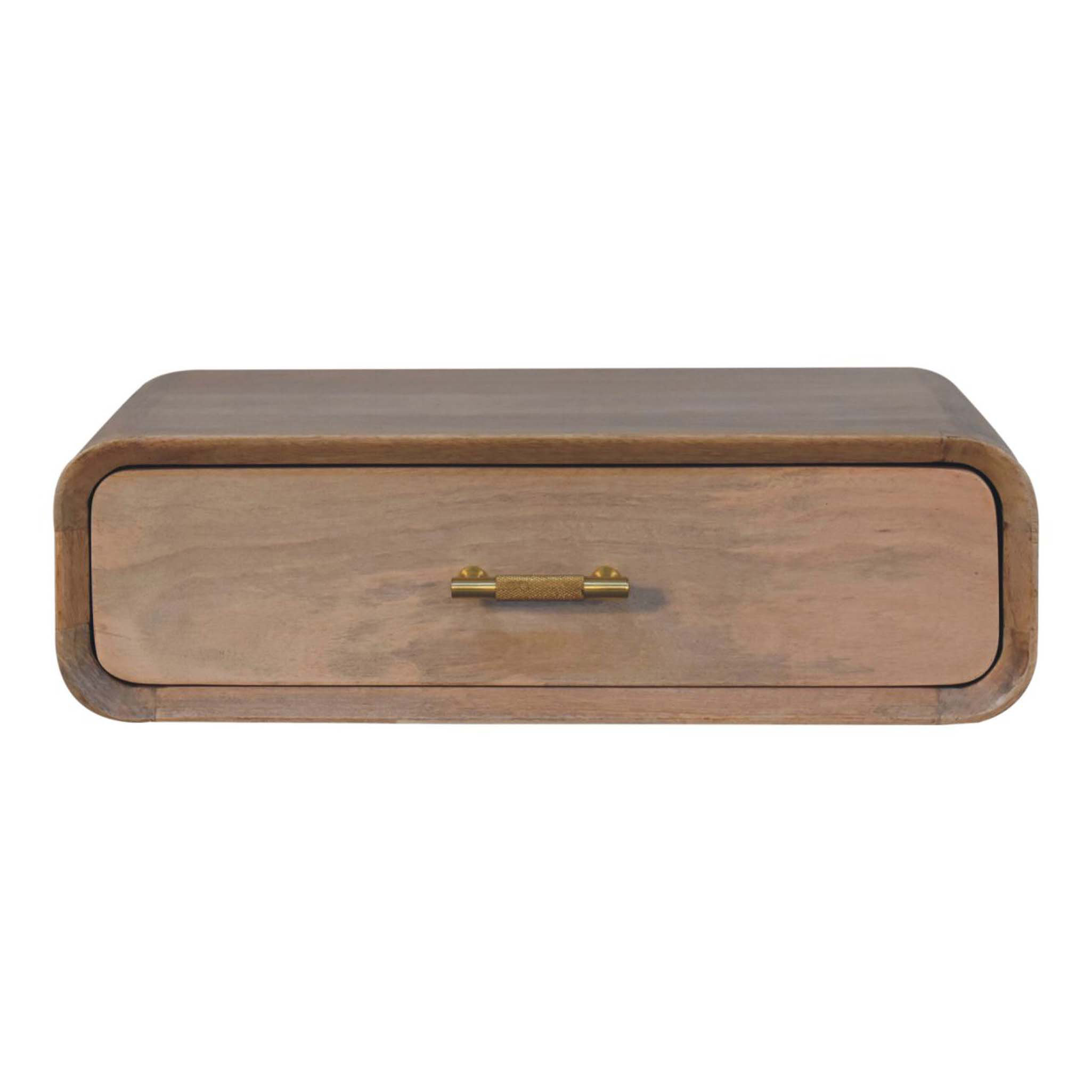 Latitude Run® Solid Wood Sonoma T-bar Wall Mounted Nightstand | Wayfair