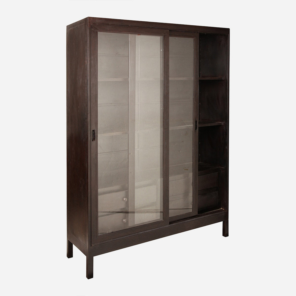 Bobo Intriguing Objects Industrial Sliding Glass Cabinet | Wayfair