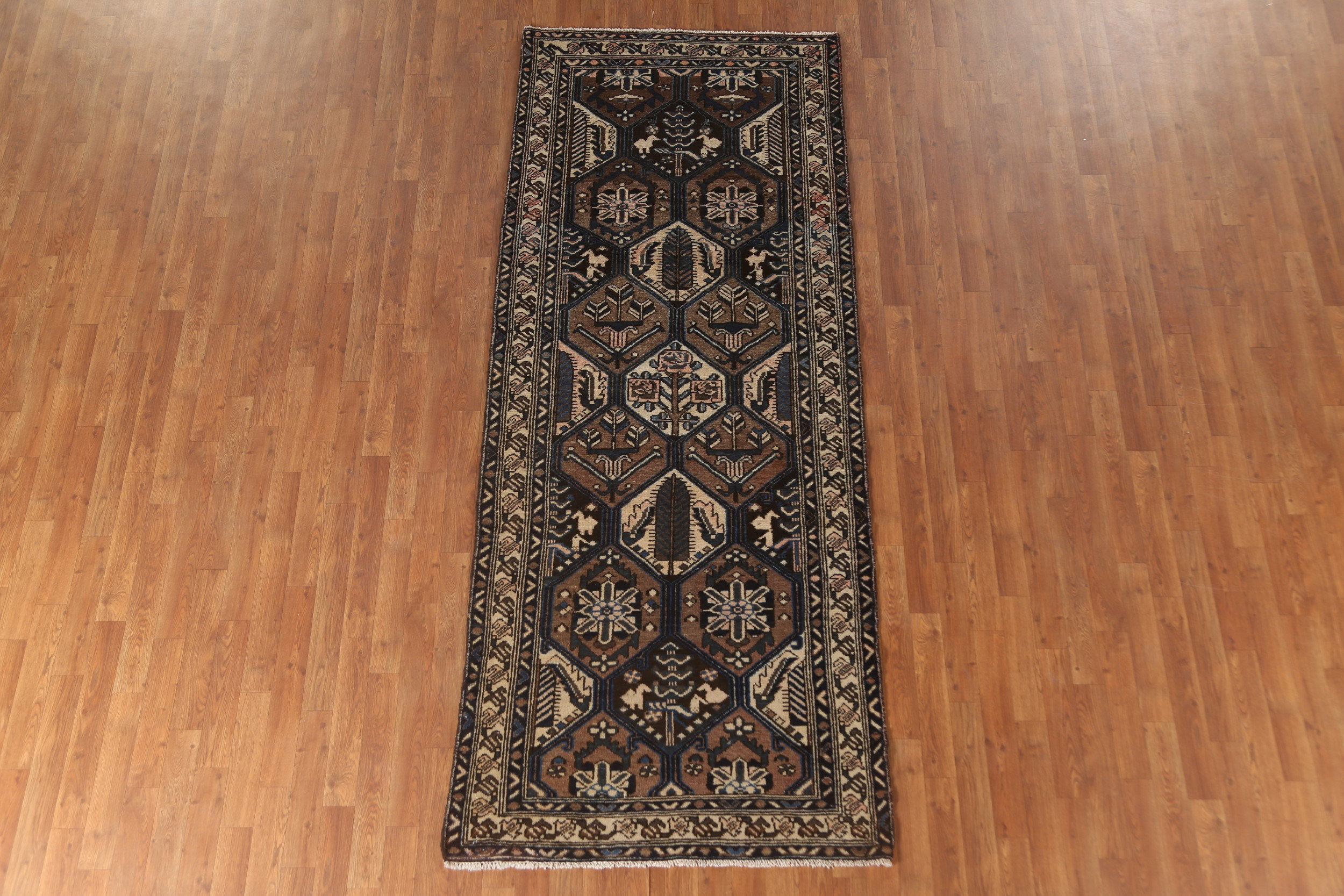 Bloomsbury Market Vintage Wool Runner Rug 4x9 | Wayfair