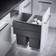 Hailo 76 Litre Open Pull Out/Under Counter Rubbish Bin | Wayfair.co.uk