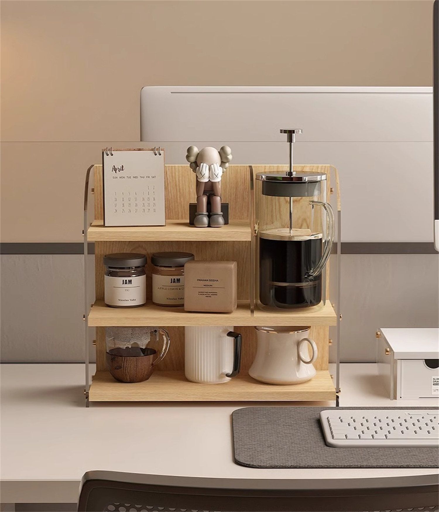 Canora Grey Sumar Manufactured Wood Desk Organizer | Wayfair