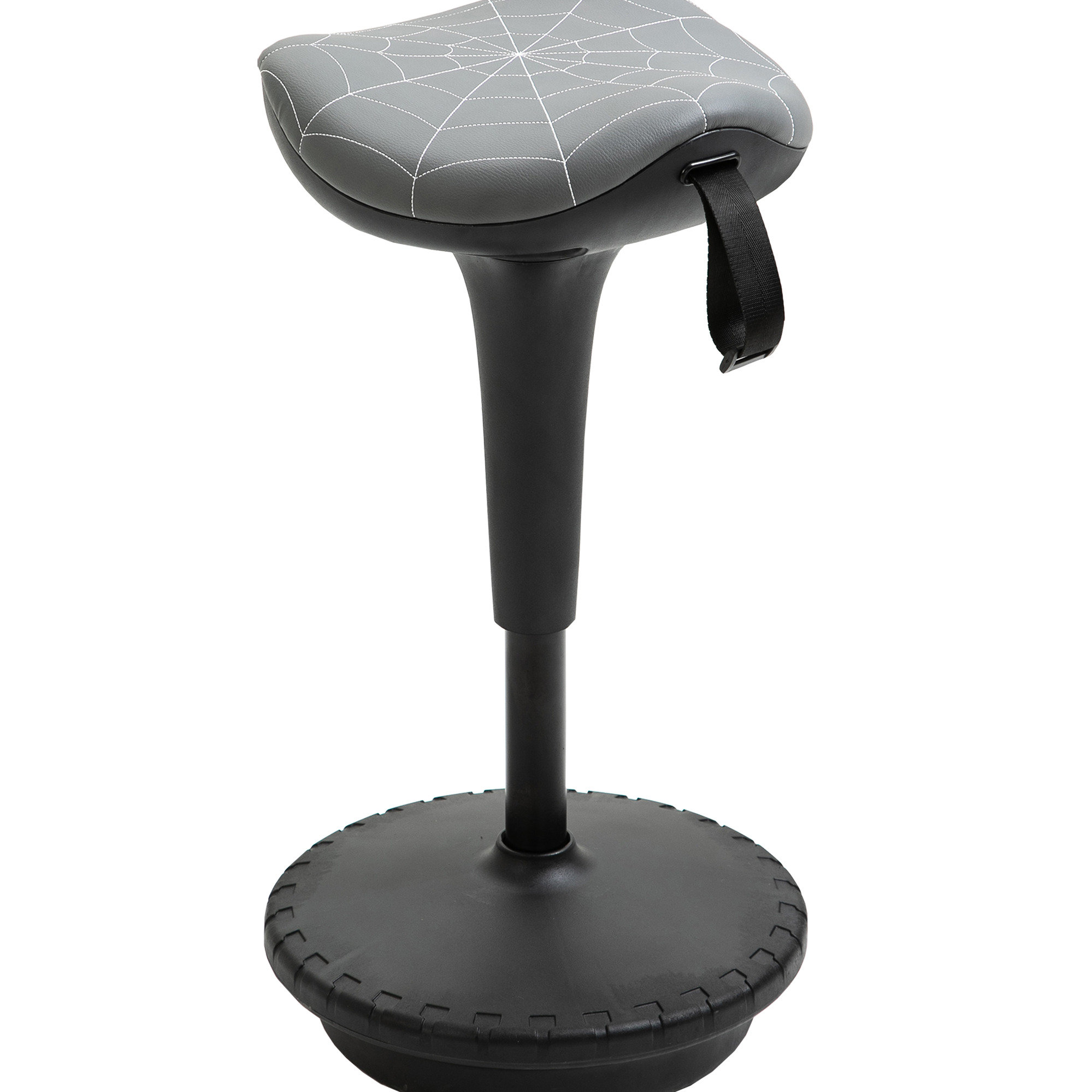 Inbox Zero Wobble Stool Standing Chair, 360° Rotation, Adjustable Seat ...