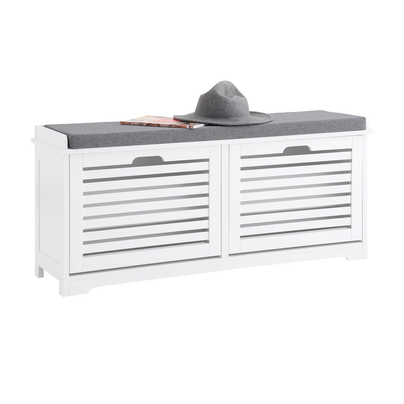 Beachcrest Home Shoe Bench Shoe Rack Shoe Cabinet With Seat Cushion And ...