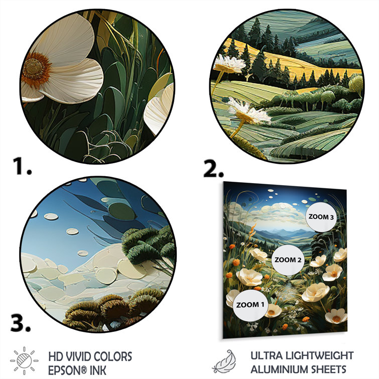 Millwood Pines Mosaic Meadows I On Metal Print - Wayfair Canada