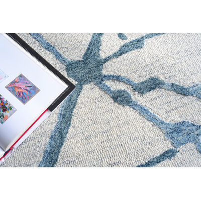 Exquisite Rugs Mystic Hand Tufted Wool Abstract Rug | Wayfair
