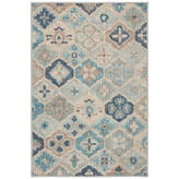 Dash and Albert Rugs Paint Chip Blue Machine Washable Rug & Reviews ...
