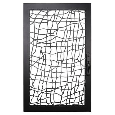 Custom Iron Door Pros Element Iron Pivot Front Entry Door | Wayfair