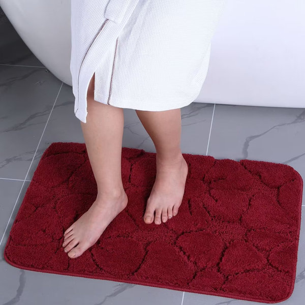 Ebern Designs Bath Rug with Non-Slip Backing | Wayfair