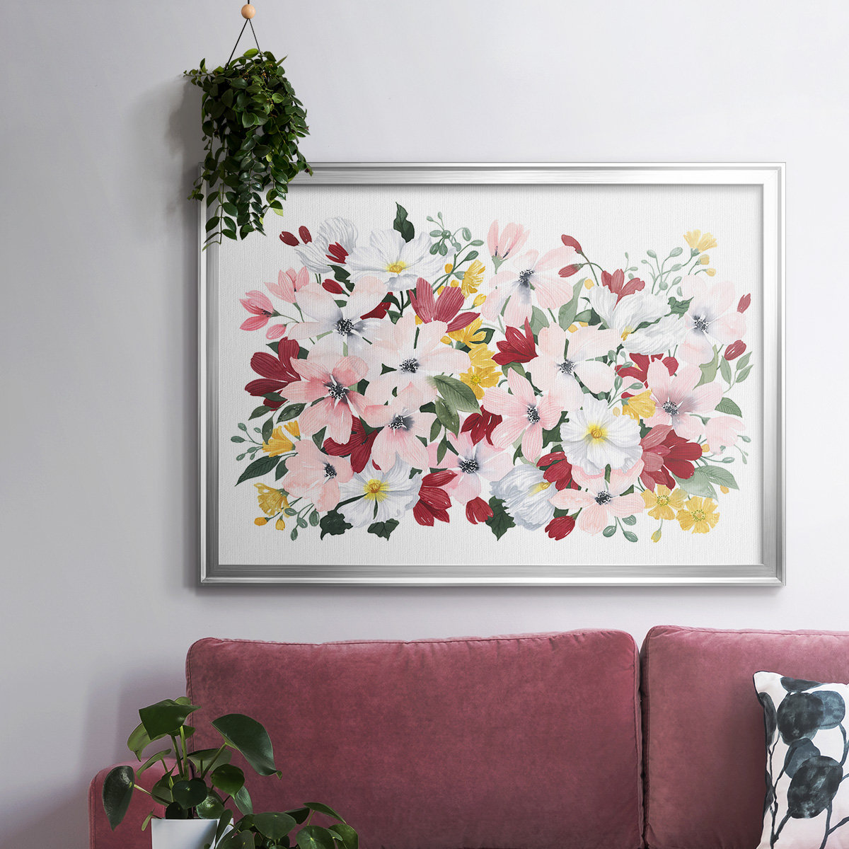 Wexford Home Spring Bliss III Framed Premium Gallery Wrapped Canvas ...
