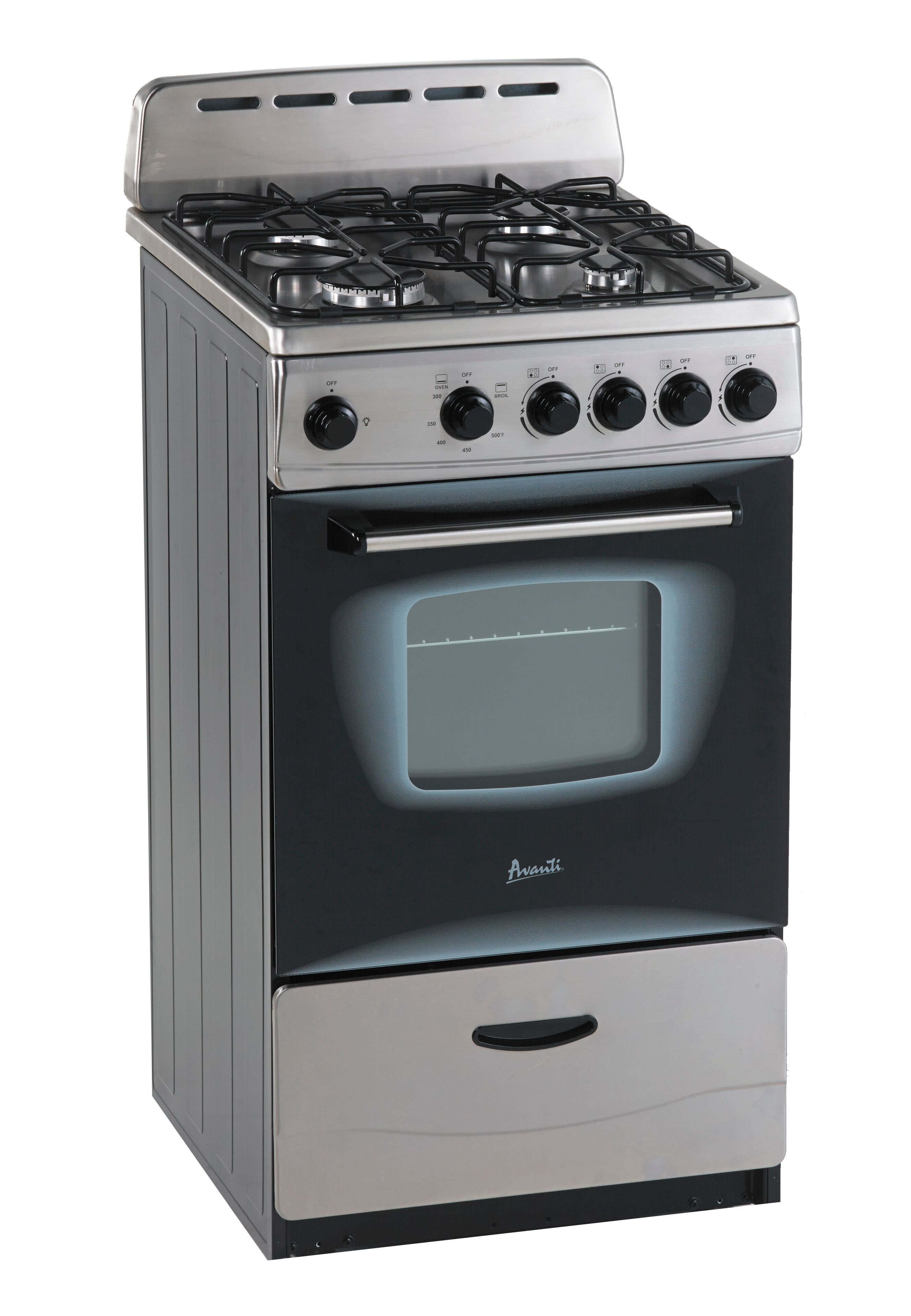 Avanti Products Avanti 20" Compact Gas Range Oven & Reviews | Wayfair