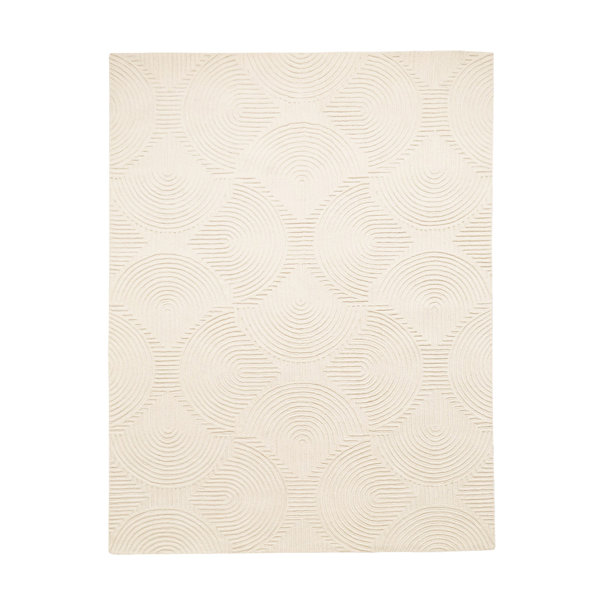 Global Views Arches Rug-Ivory/Ivory | Wayfair