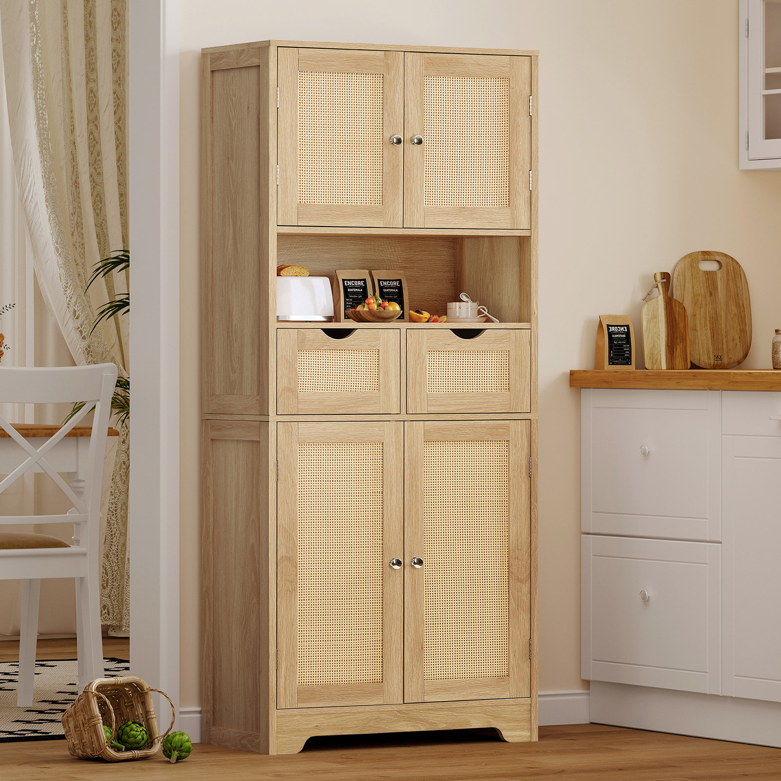 Winston Porter Maydelle Storage Cabinet, Bathroom Storage Cabinet With ...