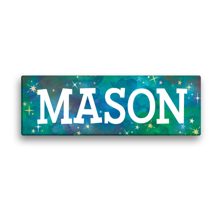Trinx His Name Wall Décor | Wayfair