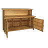 MGP Bamboo Bar Counter With Door, 24"w X 64"l X 44"h | Wayfair