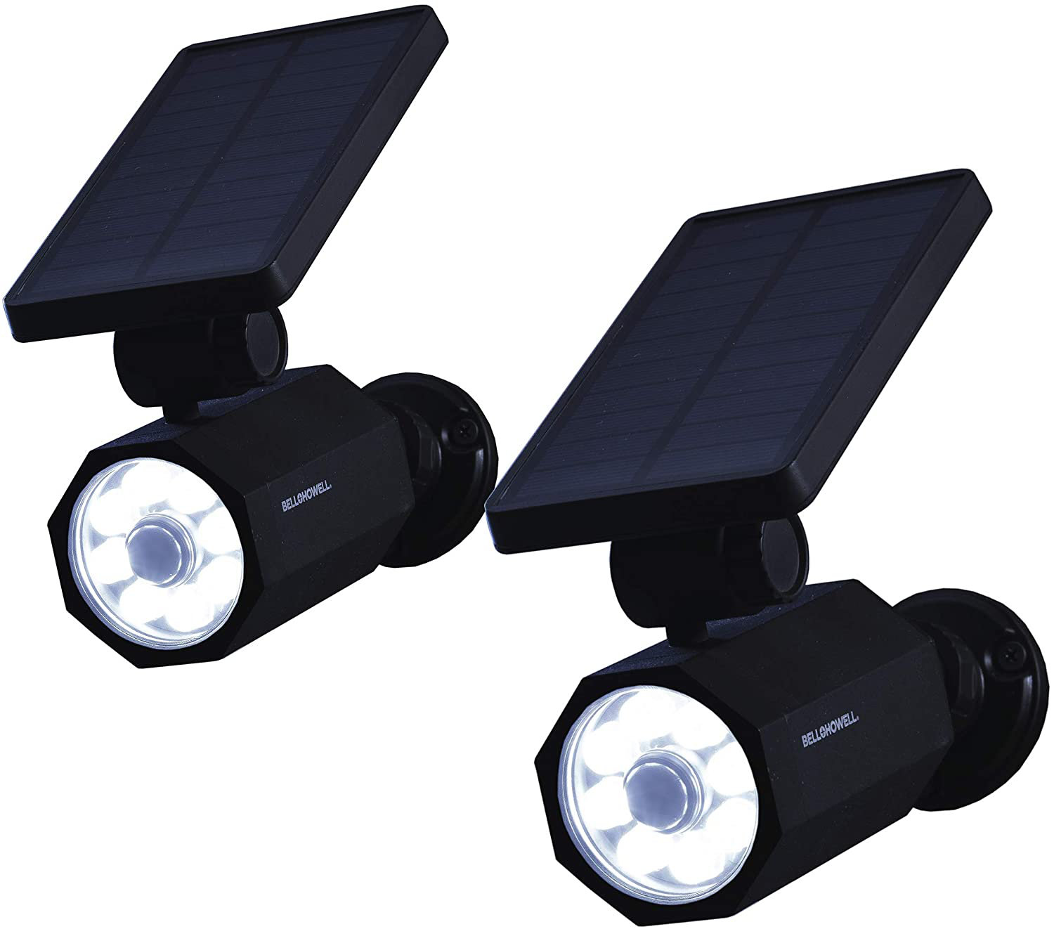Bell + Howell Black Solar Powered LED Spotlight - Wayfair Canada