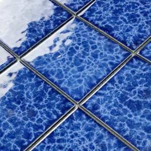 Abolos Monet Swimming Pool Series 4" x 4" Porcelain Mosaic Tile ...