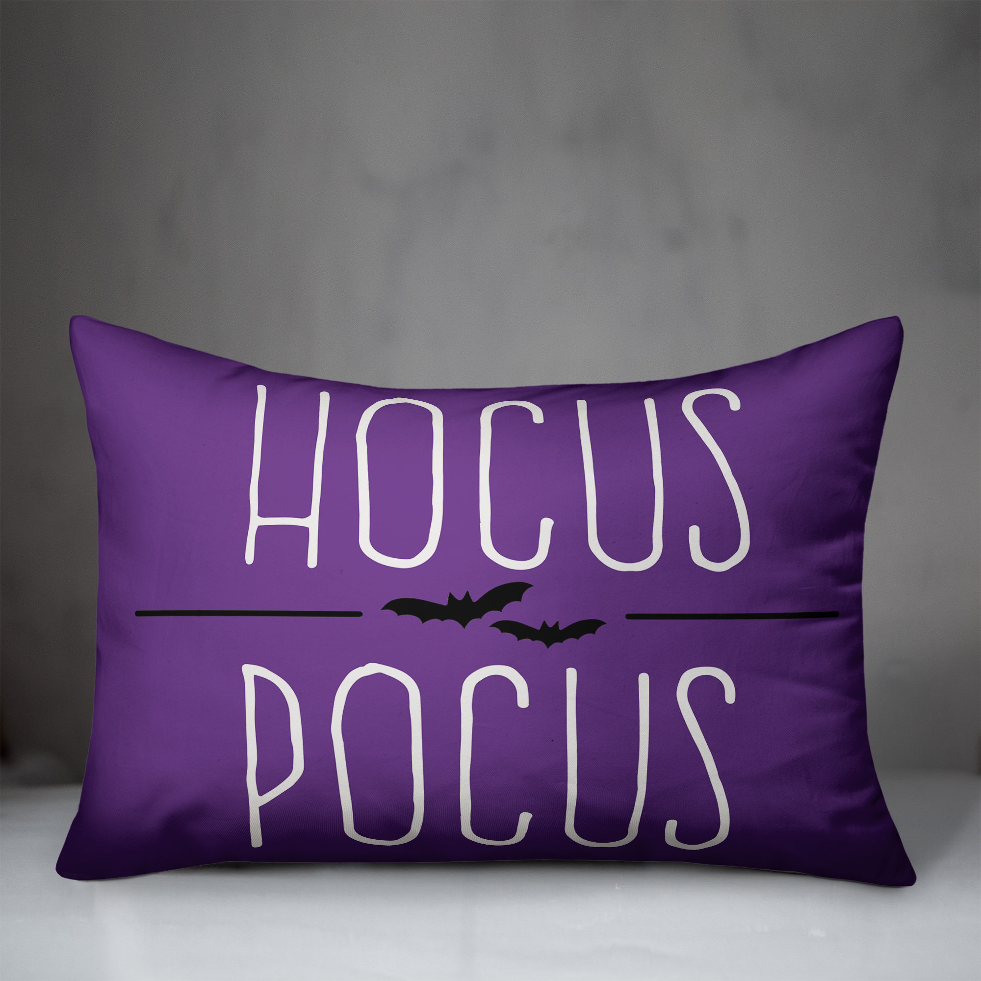 Designs Direct Creative Group Hocus Pocus Purple Lumbar Pillow | Wayfair