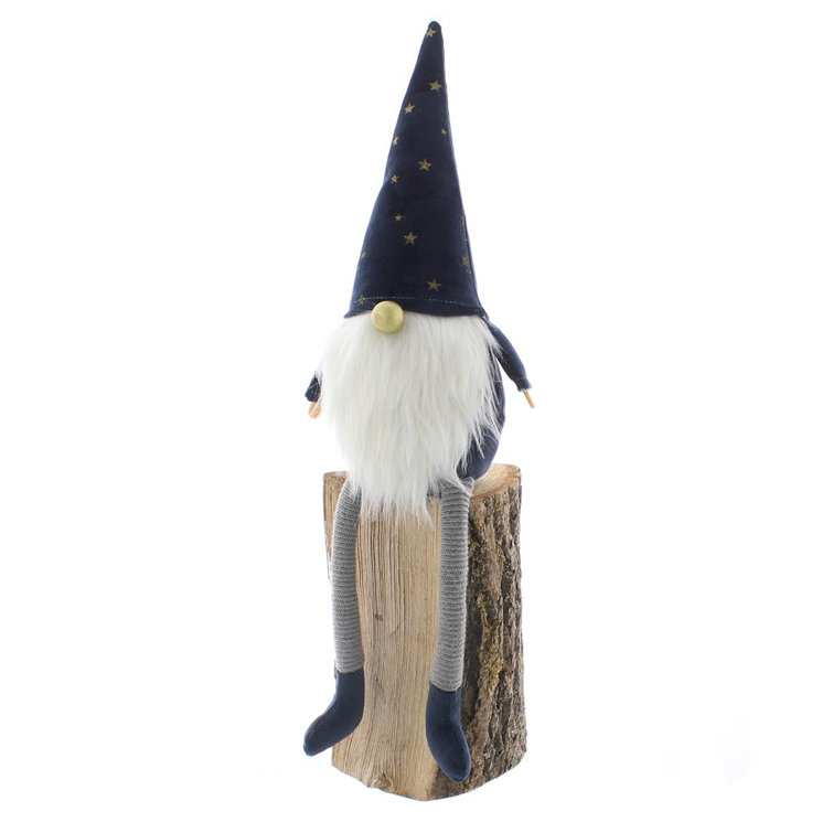 The Seasonal Aisle Dangly Leg Gonk with Navy Hat | Wayfair.co.uk