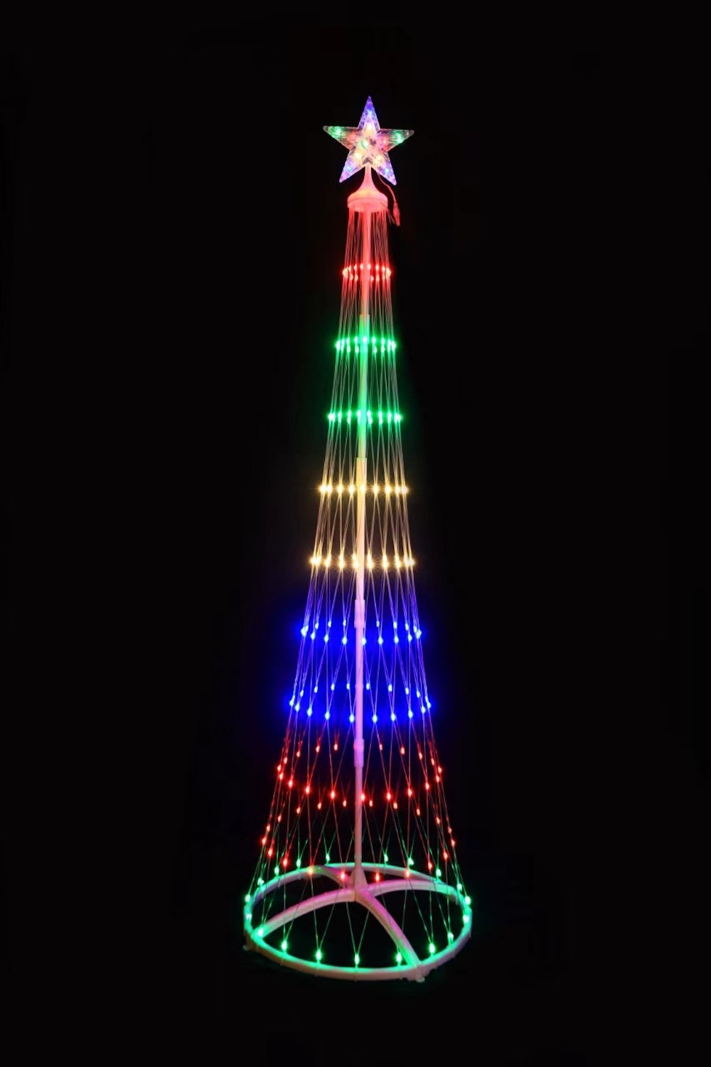 The Holiday Aisle® Christmas Tree Lighted Display Multi-function With ...