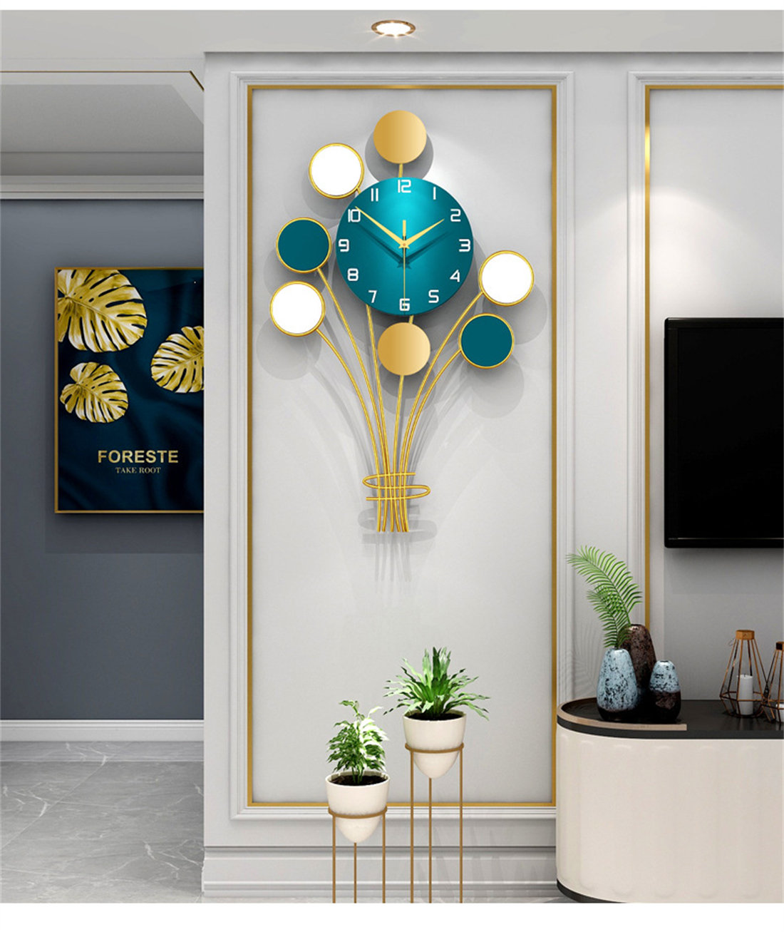 Mercer41 Minimalist Wall Clock With Luxury Design - Decorative ...