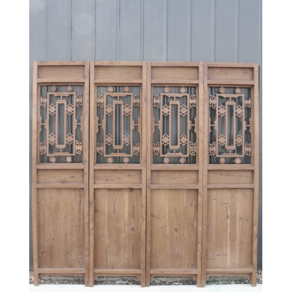 DYAG East Unfinished Pine Folding Screen Doors - Wayfair Canada