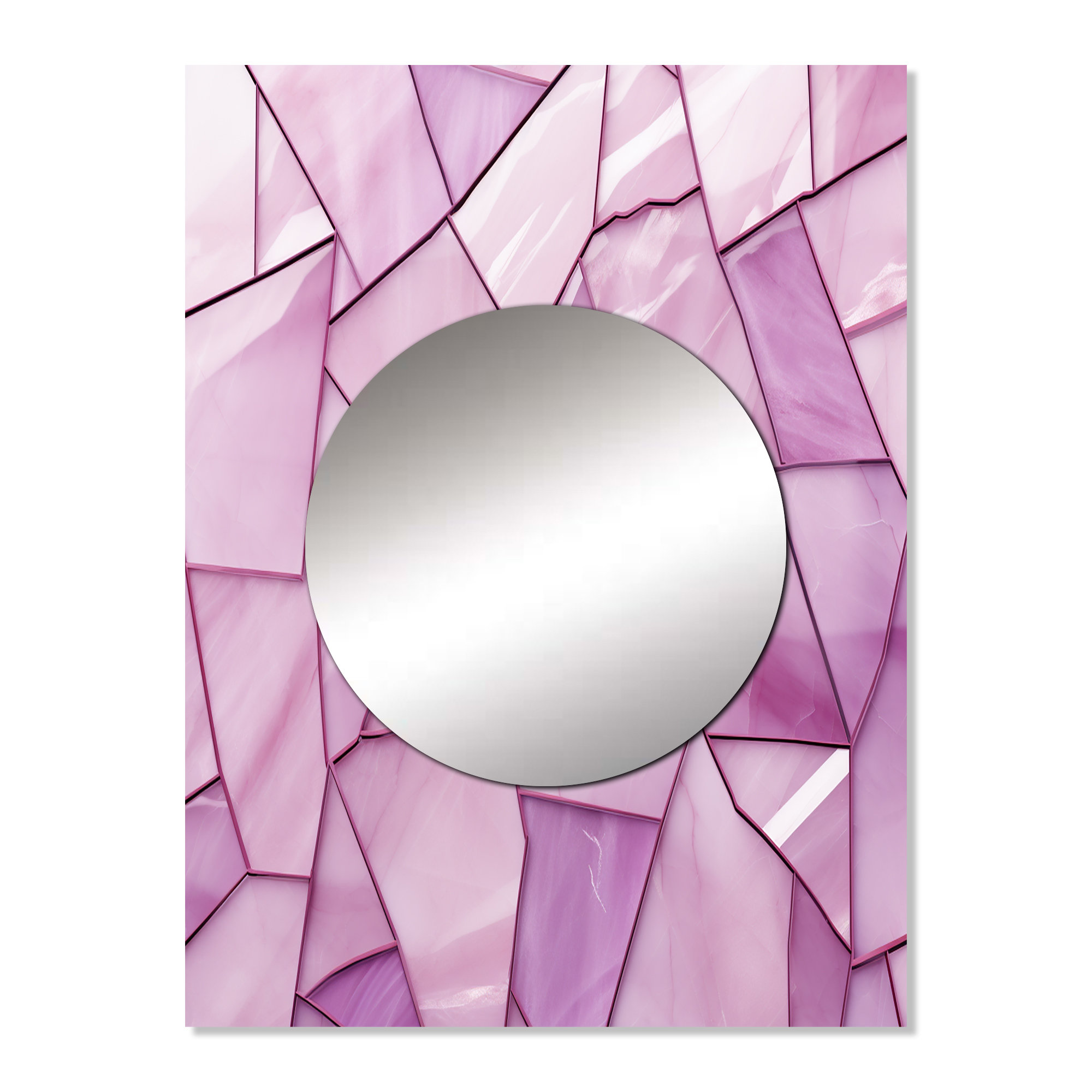 East Urban Home Yorvin Pink Tranquil Surrender collages - Abstract ...