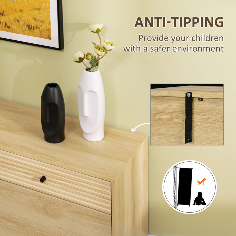 Wade Logan® Anansa 18.6" Wide 2 Drawer Sideboard & Reviews | Wayfair