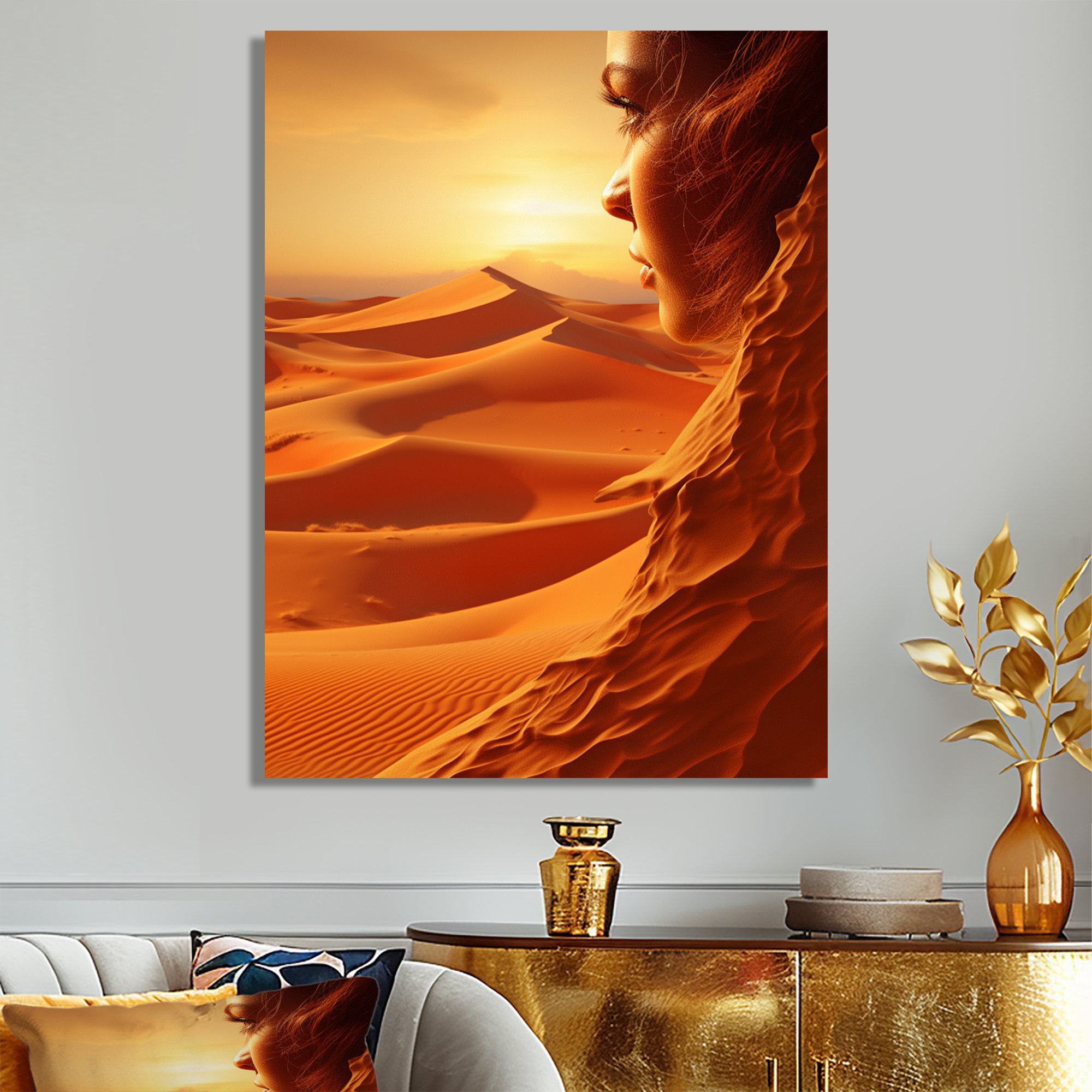 Union Rustic Desert Woman Oasis Beauty III - Woman Wall Art | Wayfair