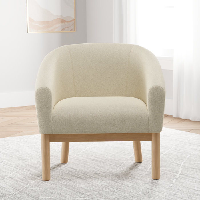 Wade Logan® Upholstered Barrel Chair & Reviews | Wayfair