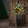 The Holiday Aisle® 3 ft. Potted Meadow Basin Tree with LED Lights ...