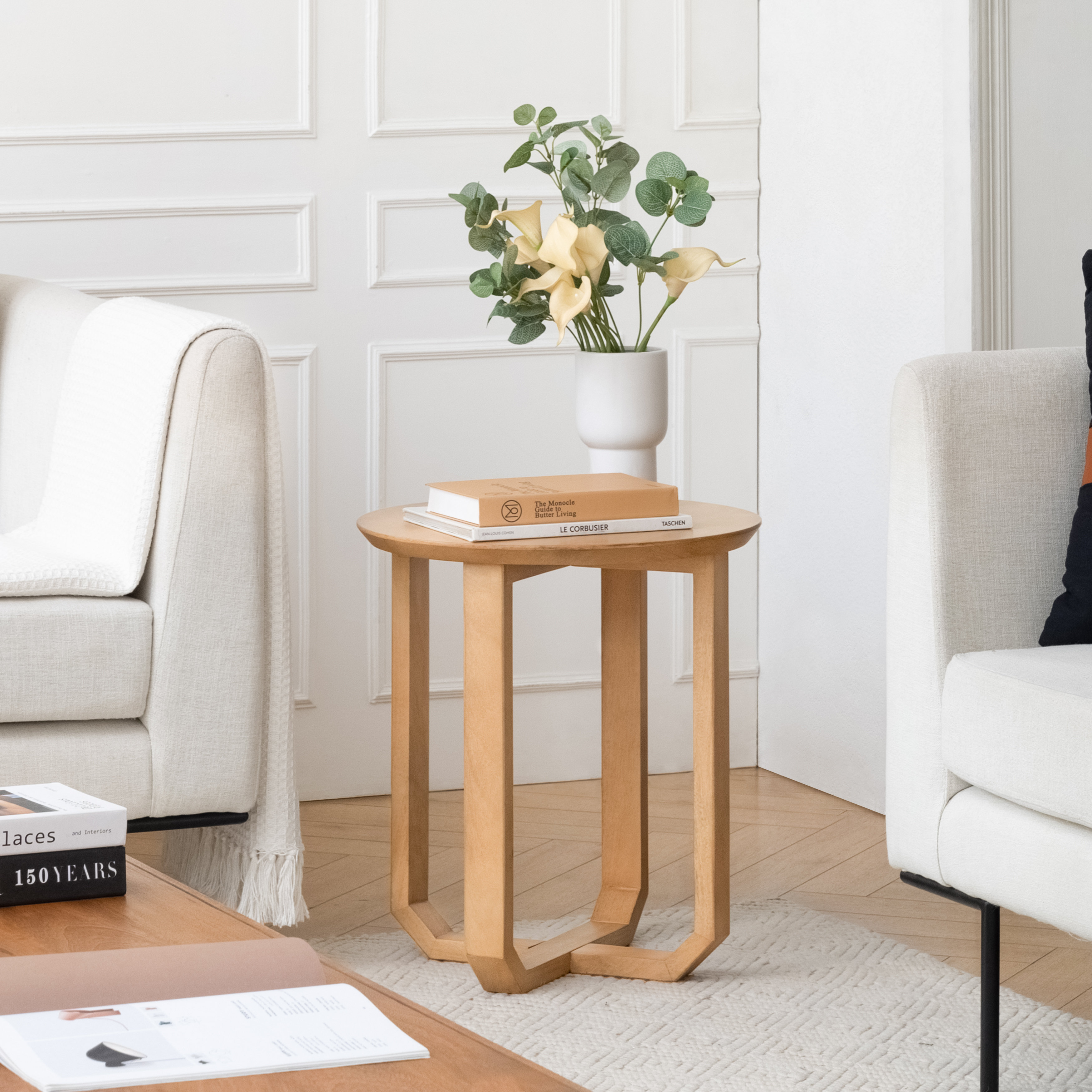 Millwood Pines Ealyn Solid Wood End Table & Reviews | Wayfair