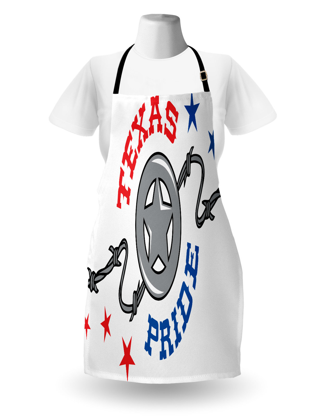East Urban Home Texas Star Apron Unisex, American South Motif, Adult ...