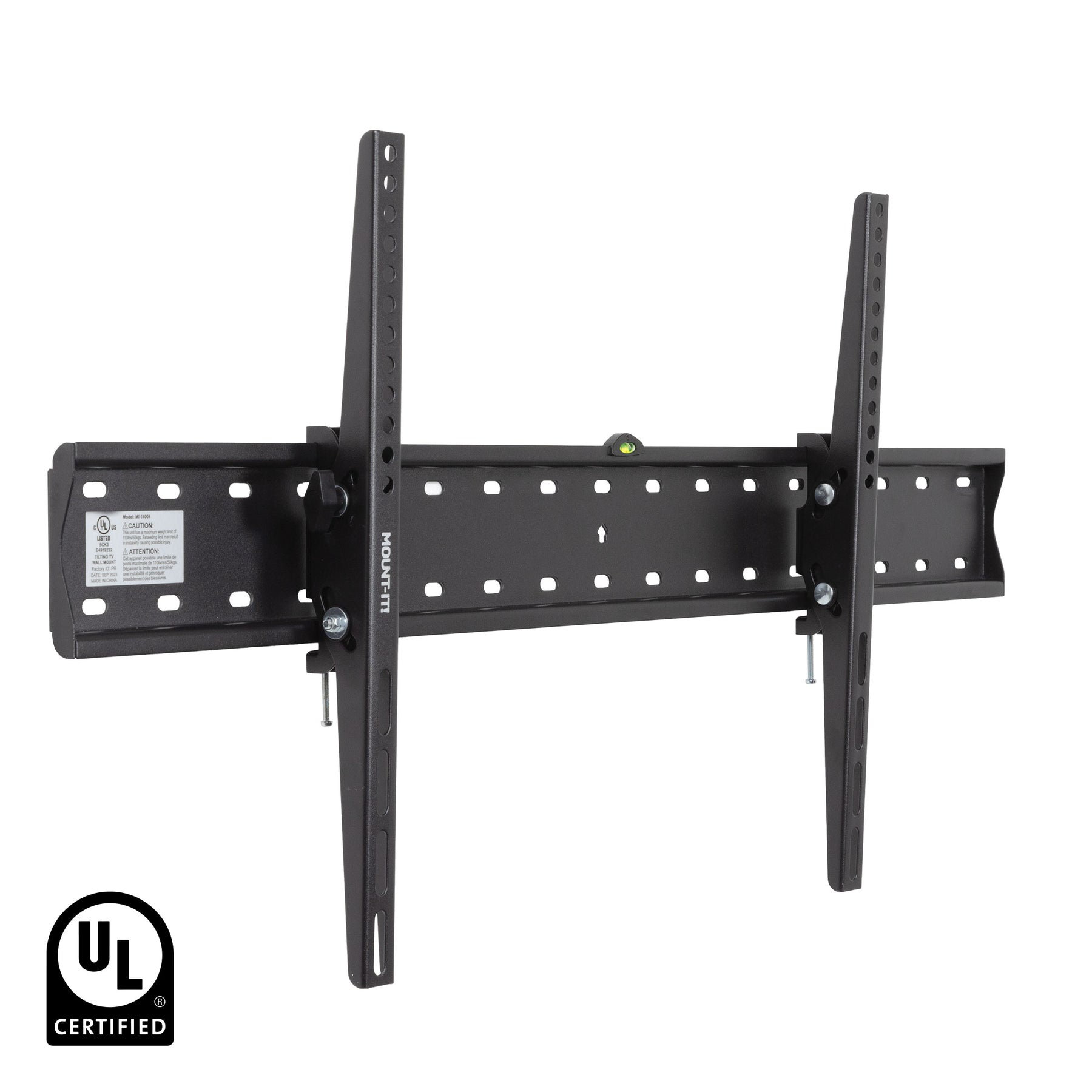 Mount-it Black Tilt Wall Mount Holds up to 110 lbs | Wayfair