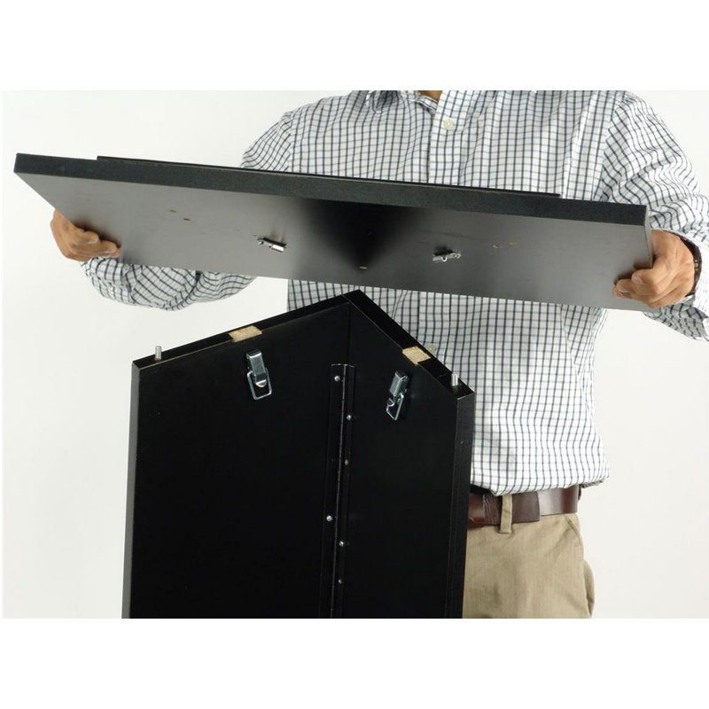 FixtureDisplays Portable Column Style Lectern: Lightweight Folding ...